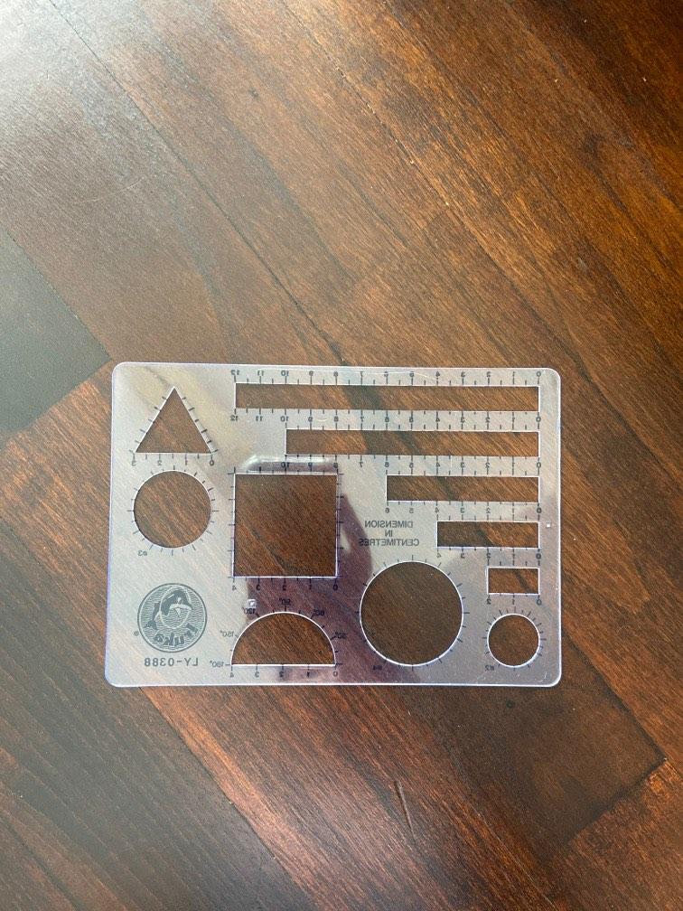 Transparent Model Ruler with Markings, Hobbies & Toys, Stationery ...