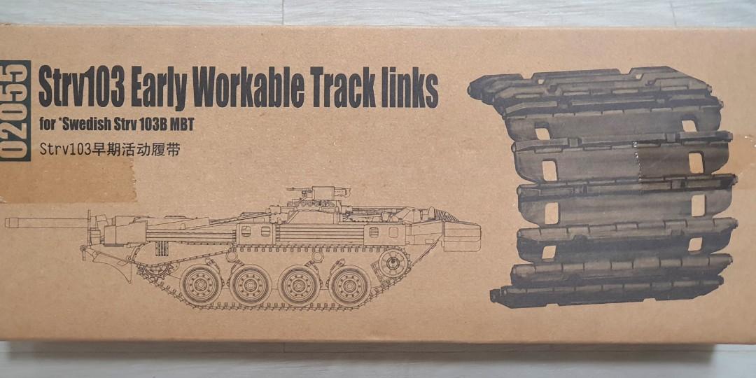 Trumpeter 1/35 strv103 B workable tank tracks model kit, Hobbies & Toys ...