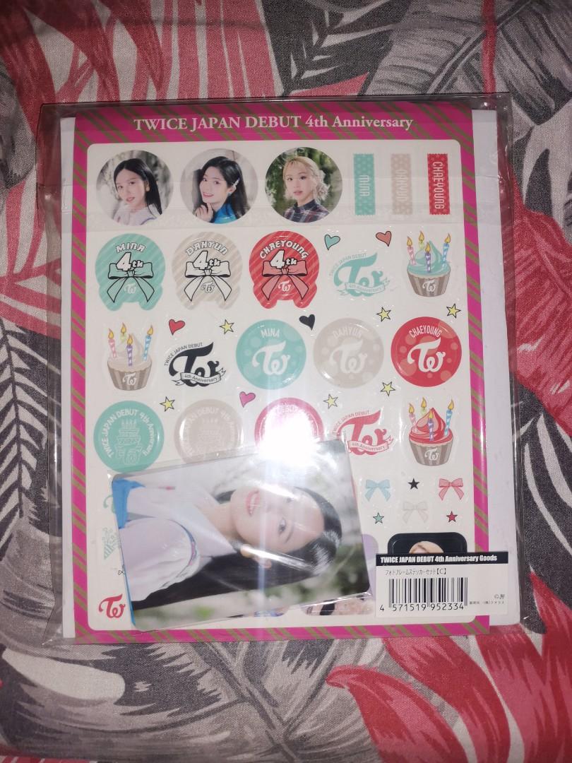 twice japan 4th anniversary merch set, Hobbies & Toys, Memorabilia ...