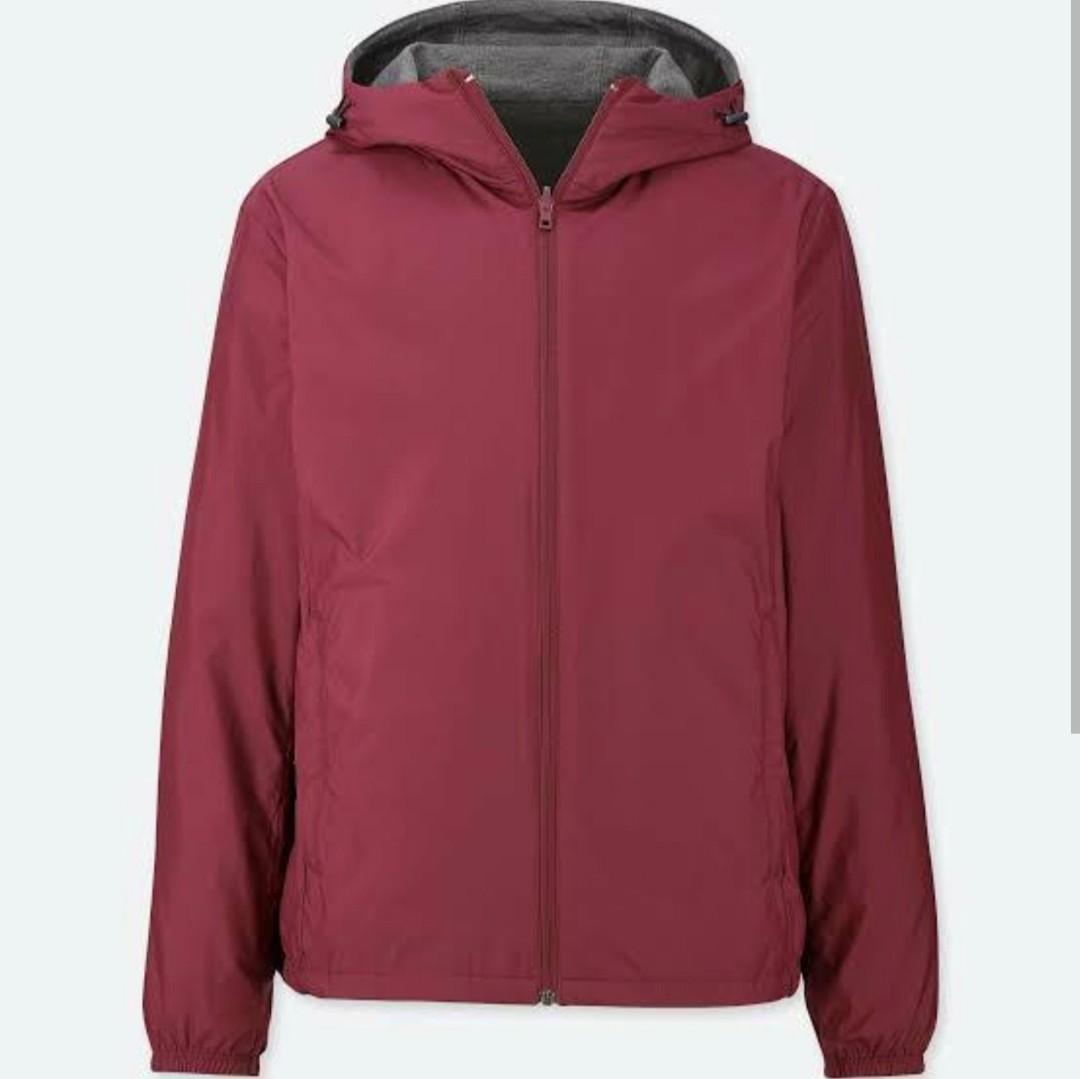 Uniqlo Maroon Reversible Parka, Women's Fashion, Coats, Jackets and ...