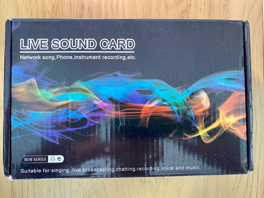V8 Plus Live Sound Card, Audio, Portable Audio Accessories on Carousell