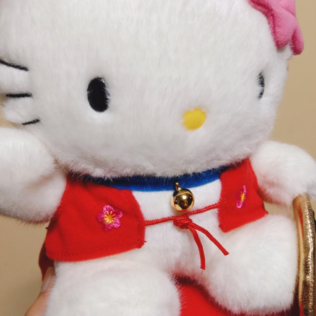 Vintage Hello Kitty Lucky Cat Plush Sanrio Smiles 2008, Hobbies & Toys ...