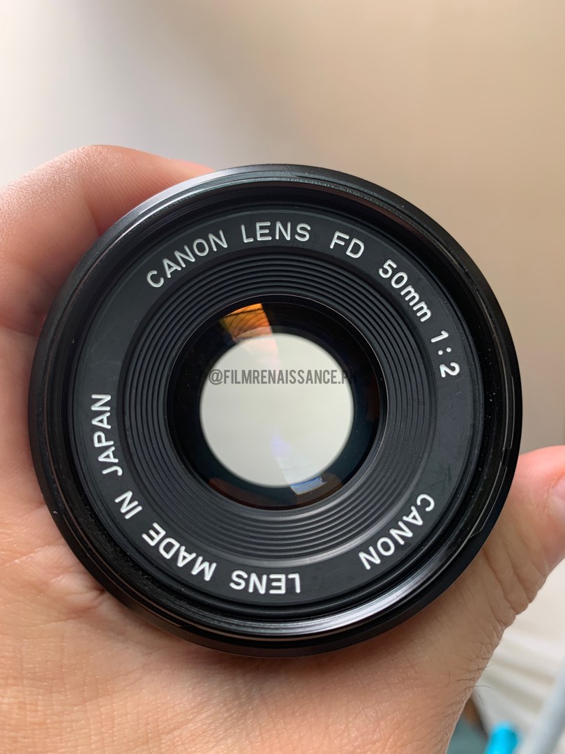 VINTAGE LENS: CANON nFD 50mm f2, Photography, Lens & Kits on Carousell