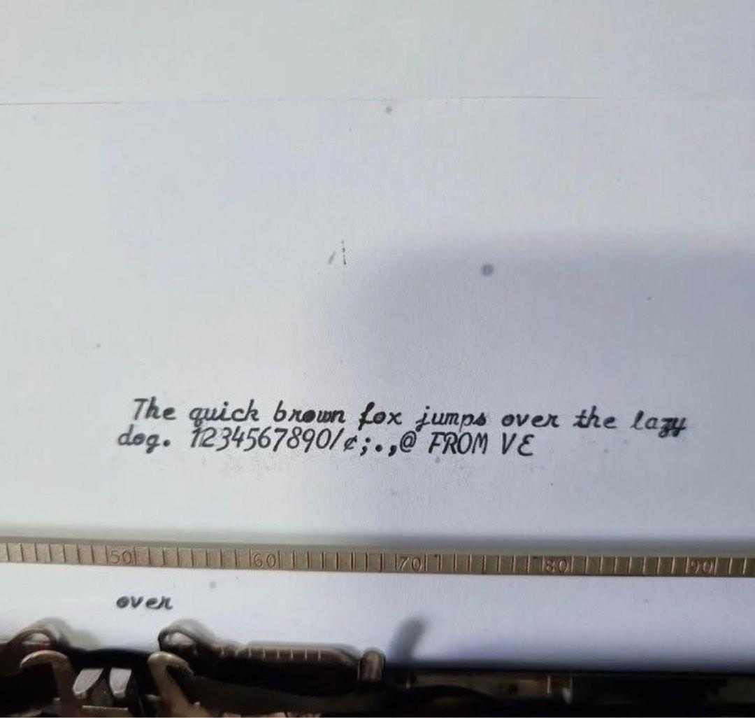 Vintage Royal Typewriter Cursive Typeface, Hobbies & Toys, Memorabilia ...