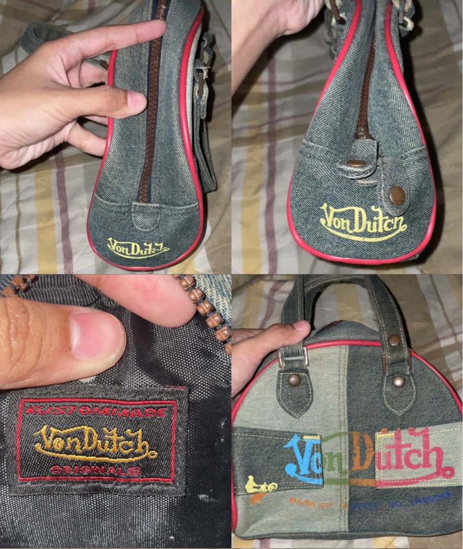 von dutch patch mini bag, Women's Fashion, Bags & Wallets, Shoulder ...