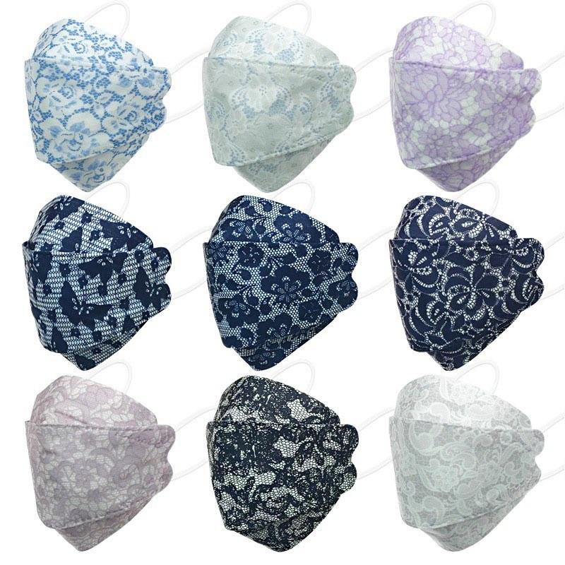 Water colour mask KF94 mask pattern mask pink mask cute mask pretty ...