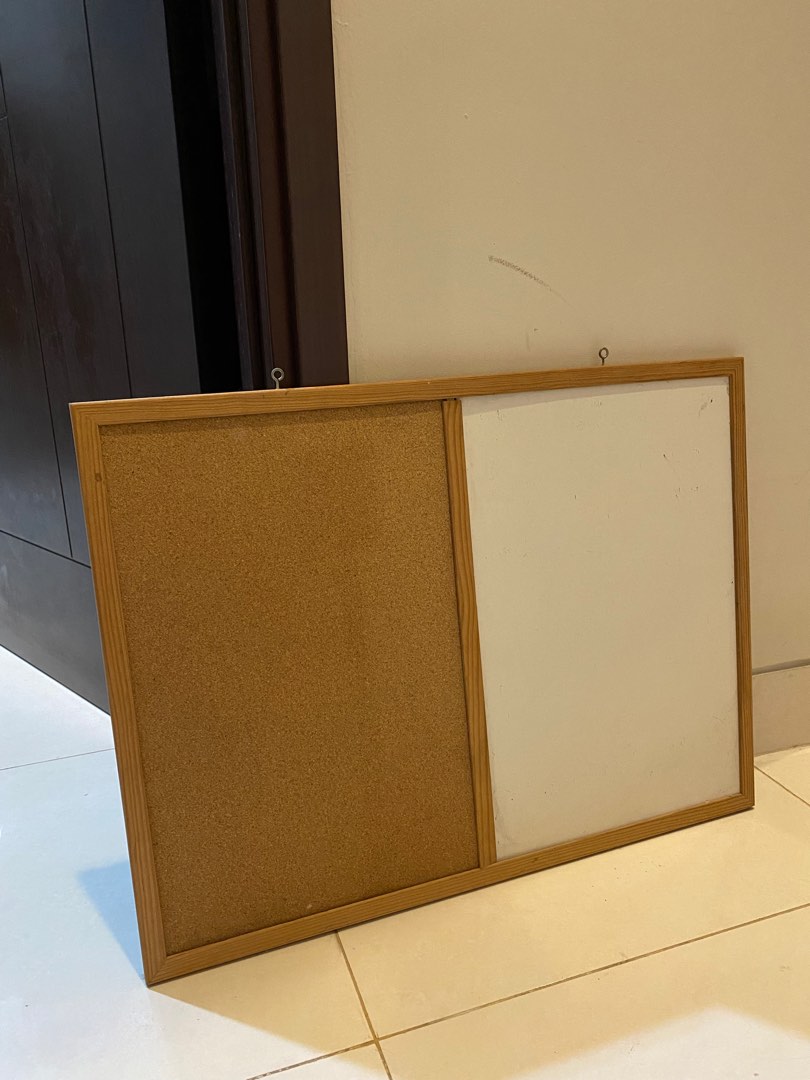 White board + note board papan tulis, Perabotan Rumah di Carousell