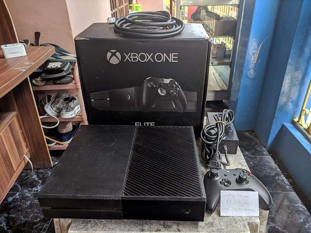 Xbox One Elite Fat Black SSHD 1TB Fullset Bukan PS4 00, Video Game ...