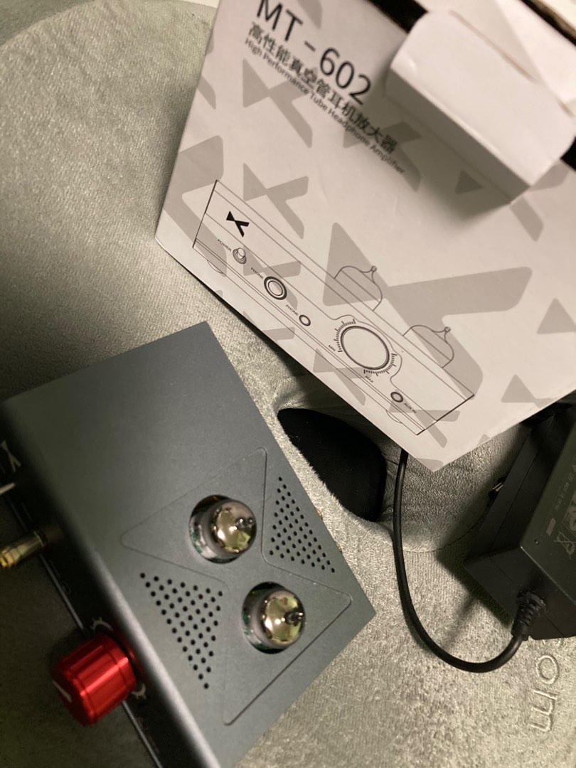 Xduoo mt-602 with GE 5654W tube headphone amplifier not fiio ibasso ...