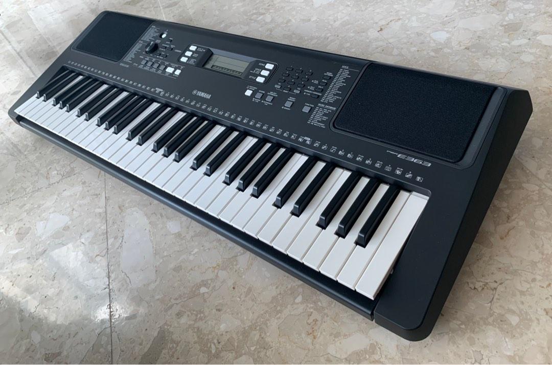 Yamaha Digital Keyboard PSR-E363 + extras (keyboard stand & bench ...