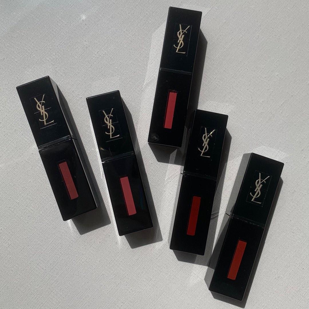 YSL vinyl cream lip stain 黑管唇釉 #407 #412 #416 #419 #420, 美容＆化妝品, 健康及美容 ...