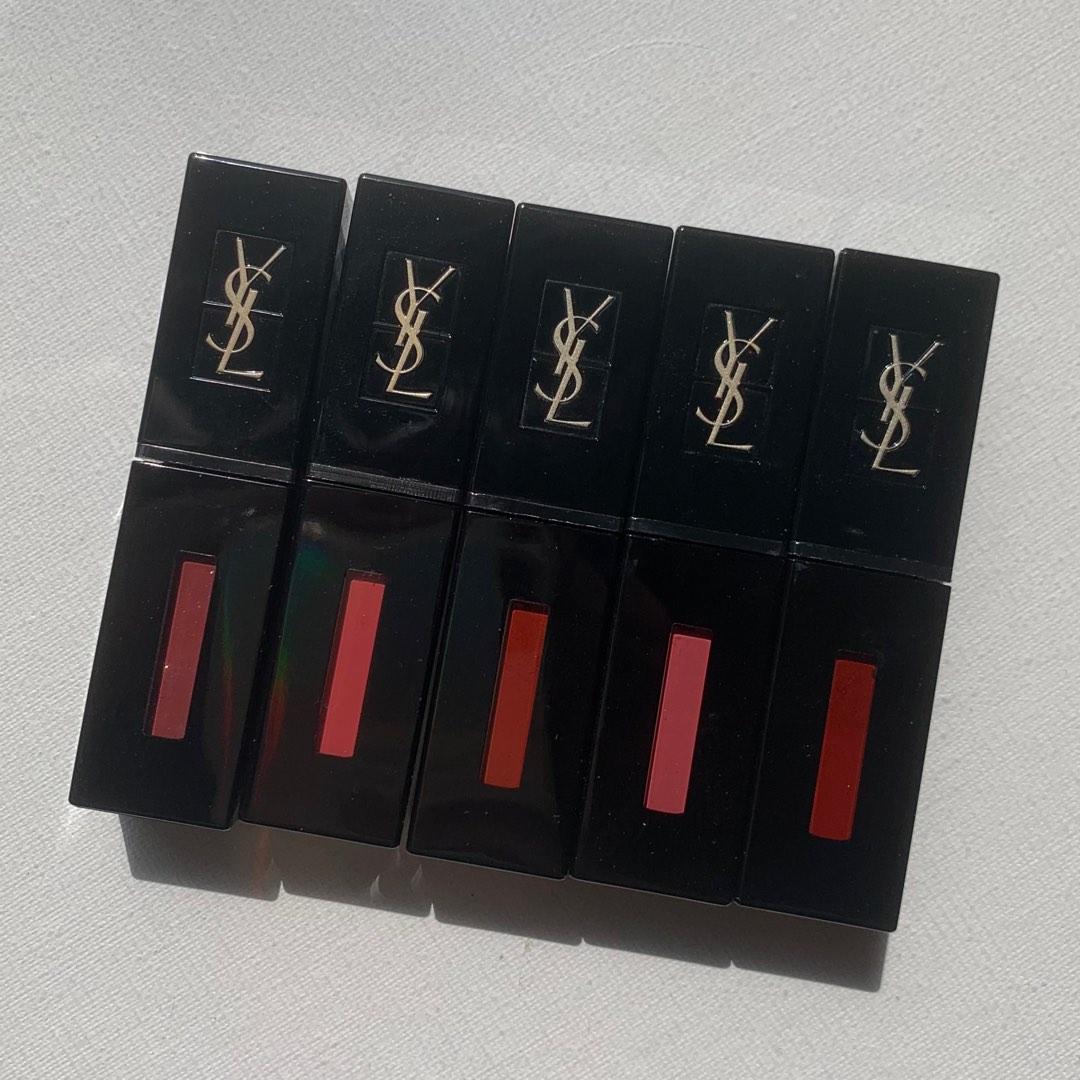 YSL vinyl cream lip stain 黑管唇釉 #407 #412 #416 #419 #420, 美容＆化妝品, 健康及美容 ...