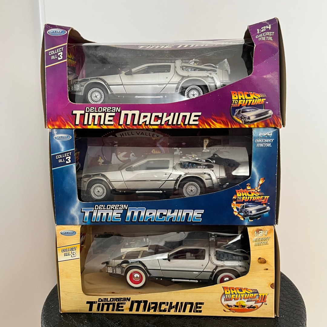 1:24 DIECAST METAL DELOREAN TIME MACHINES, Hobbies & Toys, Toys & Games ...