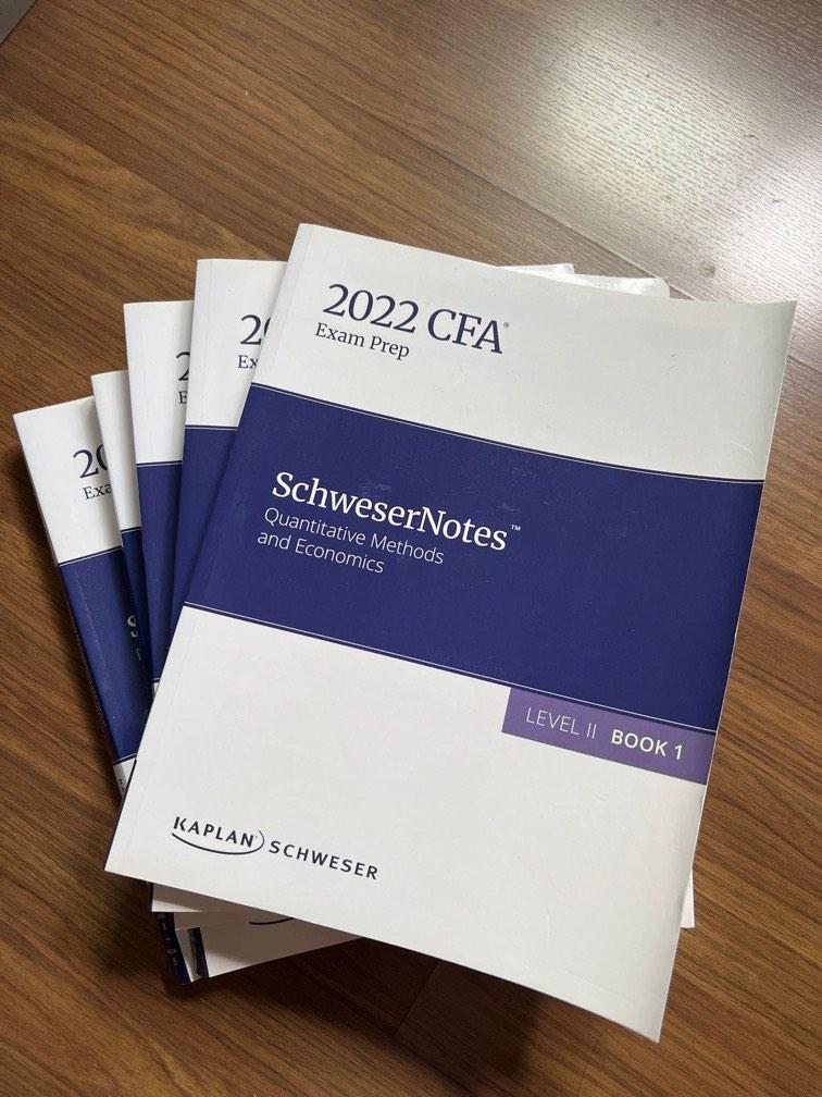 2022 CFA Level 2 Kaplan Schweser Notes, Hobbies & Toys, Books ...