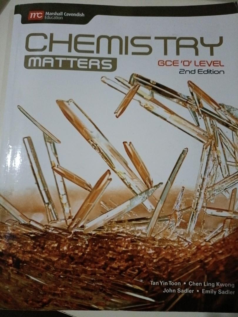 2nd Edition Chemistry Matters GCE'O'Level Textbook, Hobbies & Toys ...