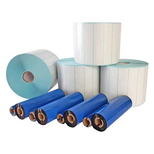 30 x 20 Price Tag Plain White Satin Barcode Labels Roll, Commercial ...