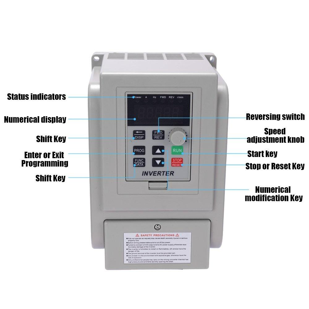 3113) Mixfeer AC220V Universal Singl-Phase Input Three Phase Out ...