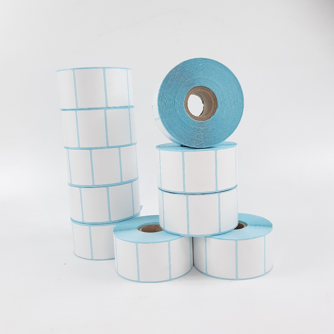 40 x 30 Plain White Thermal Sticker, Commercial & Industrial ...