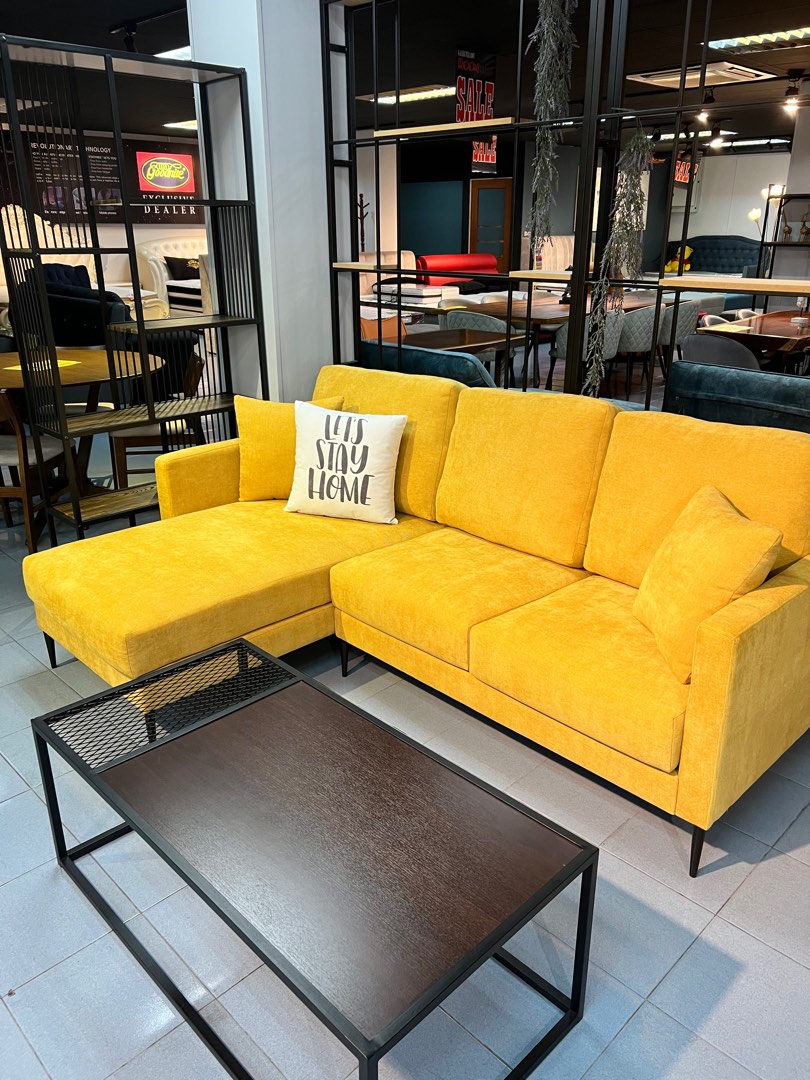 7ft L shape sofa, Furniture & Home Living, Furniture, Sofas on Carousell