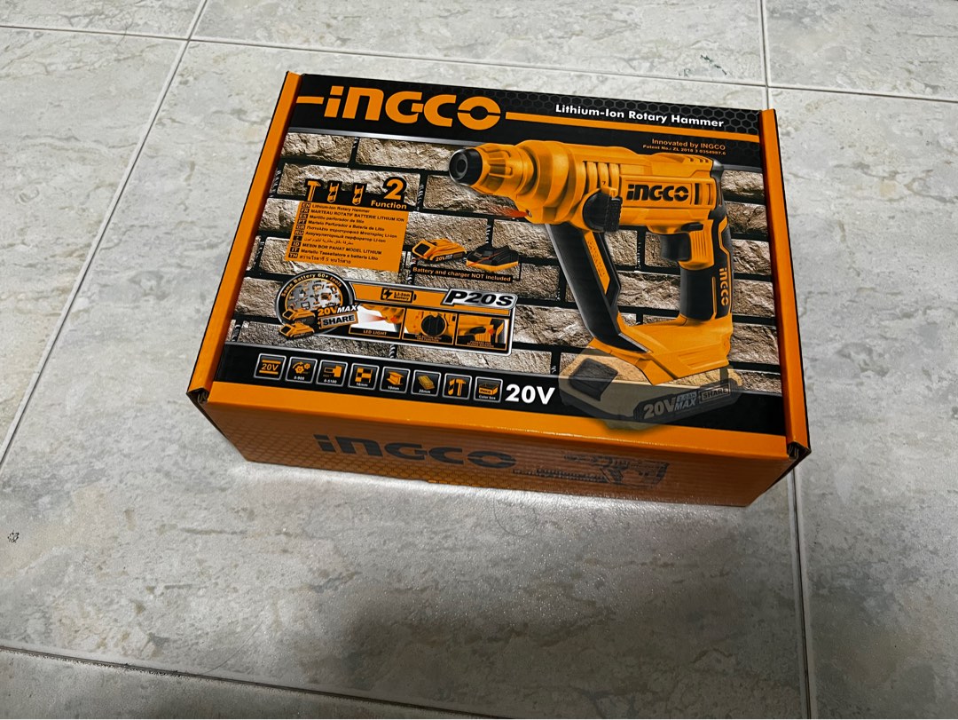 Ingco P20S 20V Cordless Drill, Hobbies & Toys, Stationery & Craft ...