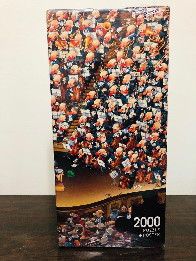 全新正品 雷諾瓦 HEYE 管弦樂隊演奏會音樂會 2000片 進口拼圖, 書籍、休閒與玩具, 玩具、公仔、桌遊在旋轉拍賣