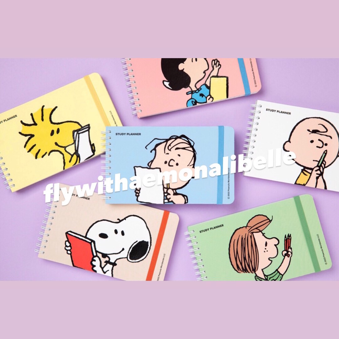 🇰🇷韓國代購 Snoopy Peanuts Schedule Planner schedule book study planner Lucy ...