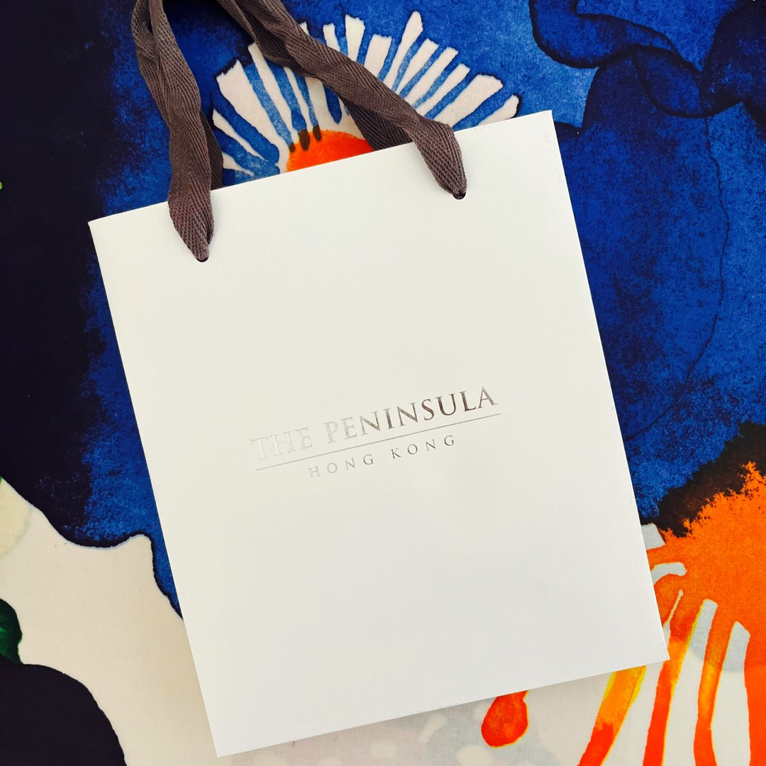 半島酒店 The Peninsula hotel Gift bag, Paper bag 21x13x25cm 禮物袋 紙袋, 女裝, 手袋及 ...