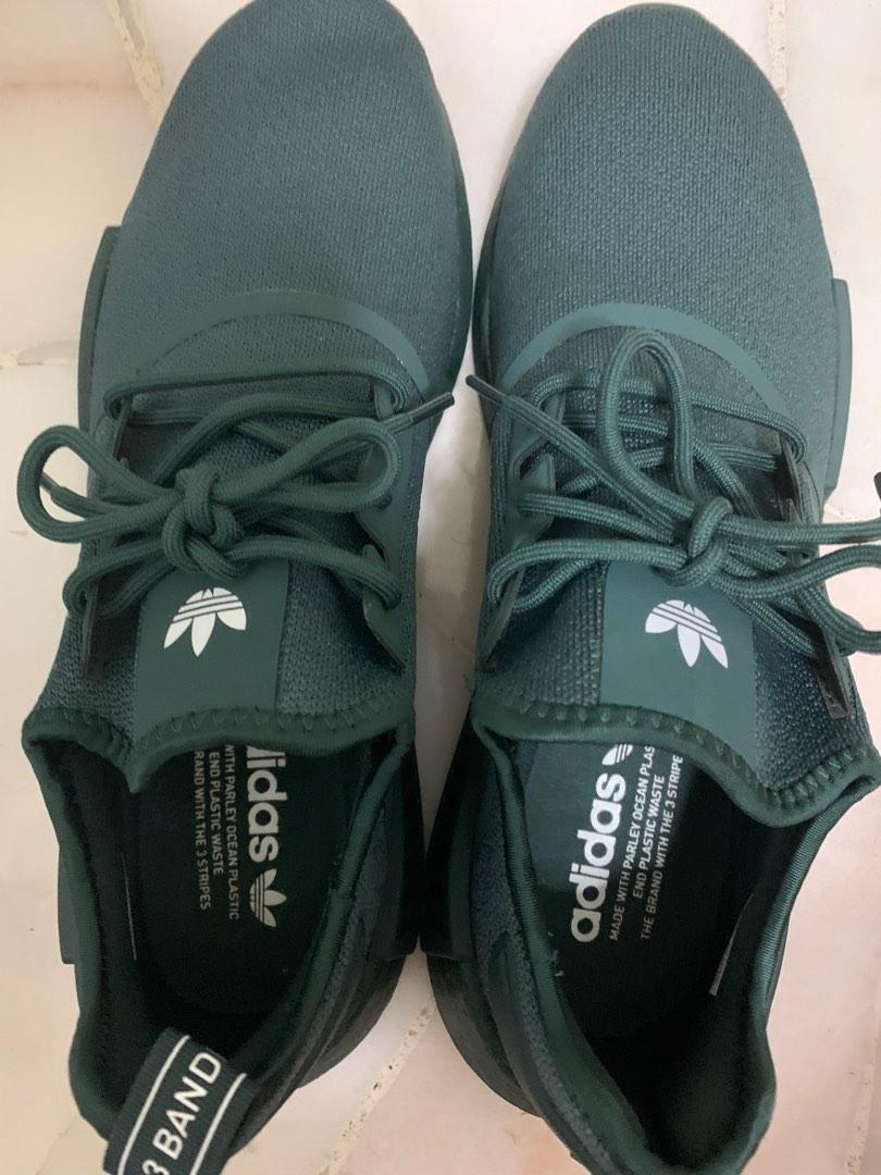 Adidas NMD_R1 green, Men's Fashion, Footwear, Casual shoes on Carousell