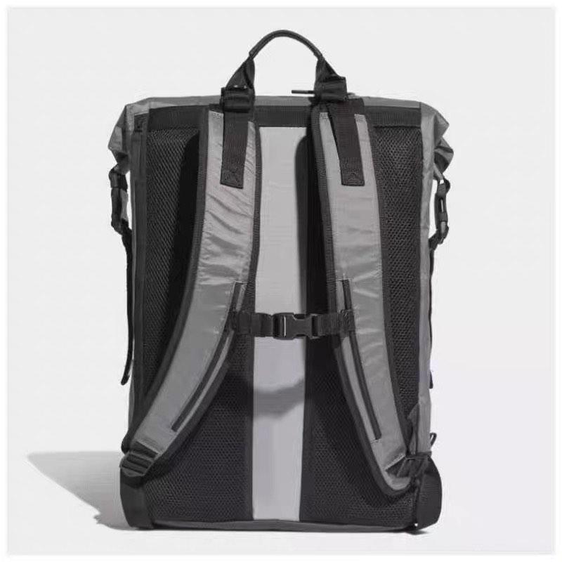 Adidas originals future roll-top backpack gray, Men's Fashion, Bags ...