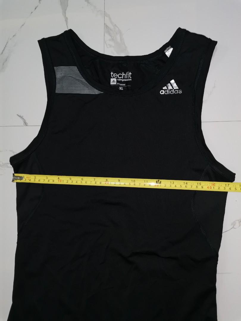 Adidas Techfit Compression top, Men's Fashion, Activewear on Carousell