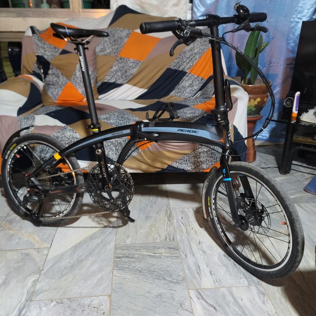 Aeroic Space 20 in Folding Bike Upgraded, Sports Equipment, Bicycles & Parts, Bicycles on Carousell