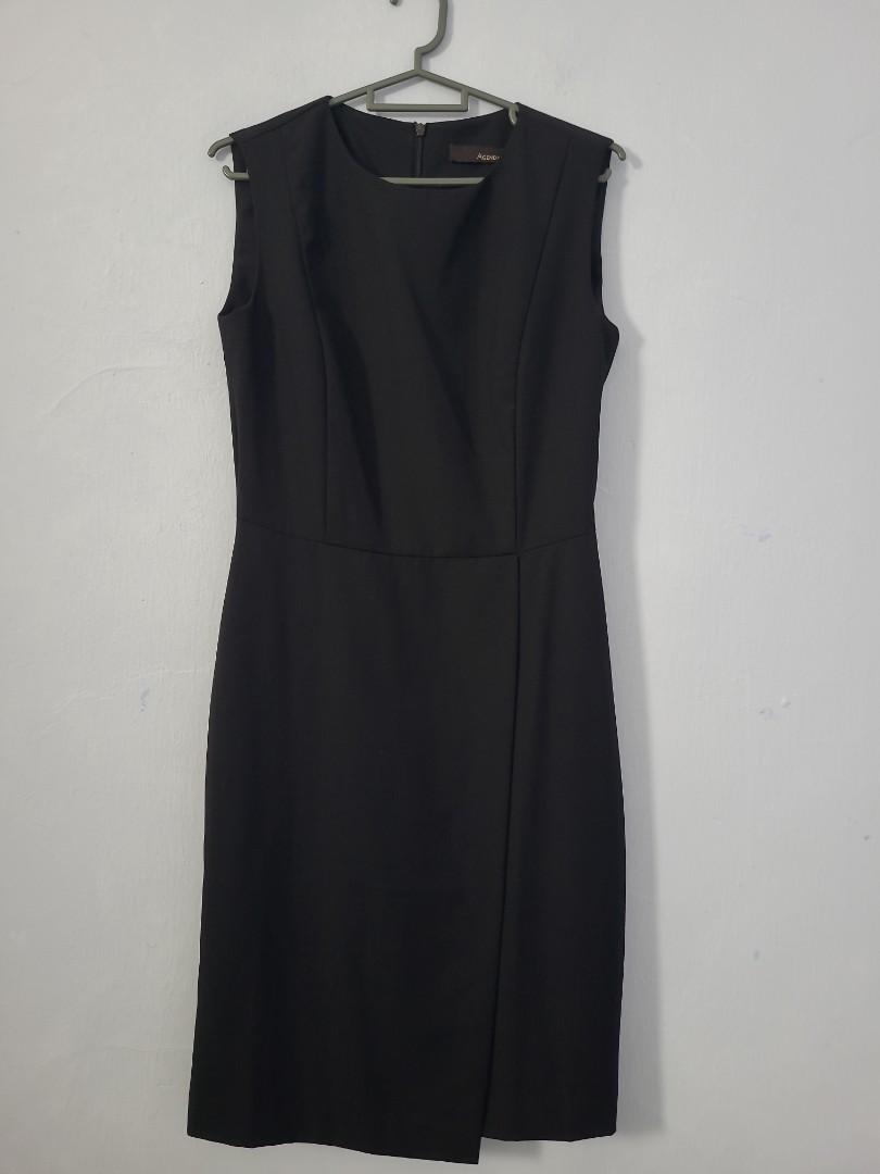 ⭐Agenda Black Bodycon OL Dress, Women's Fashion, Dresses & Sets ...