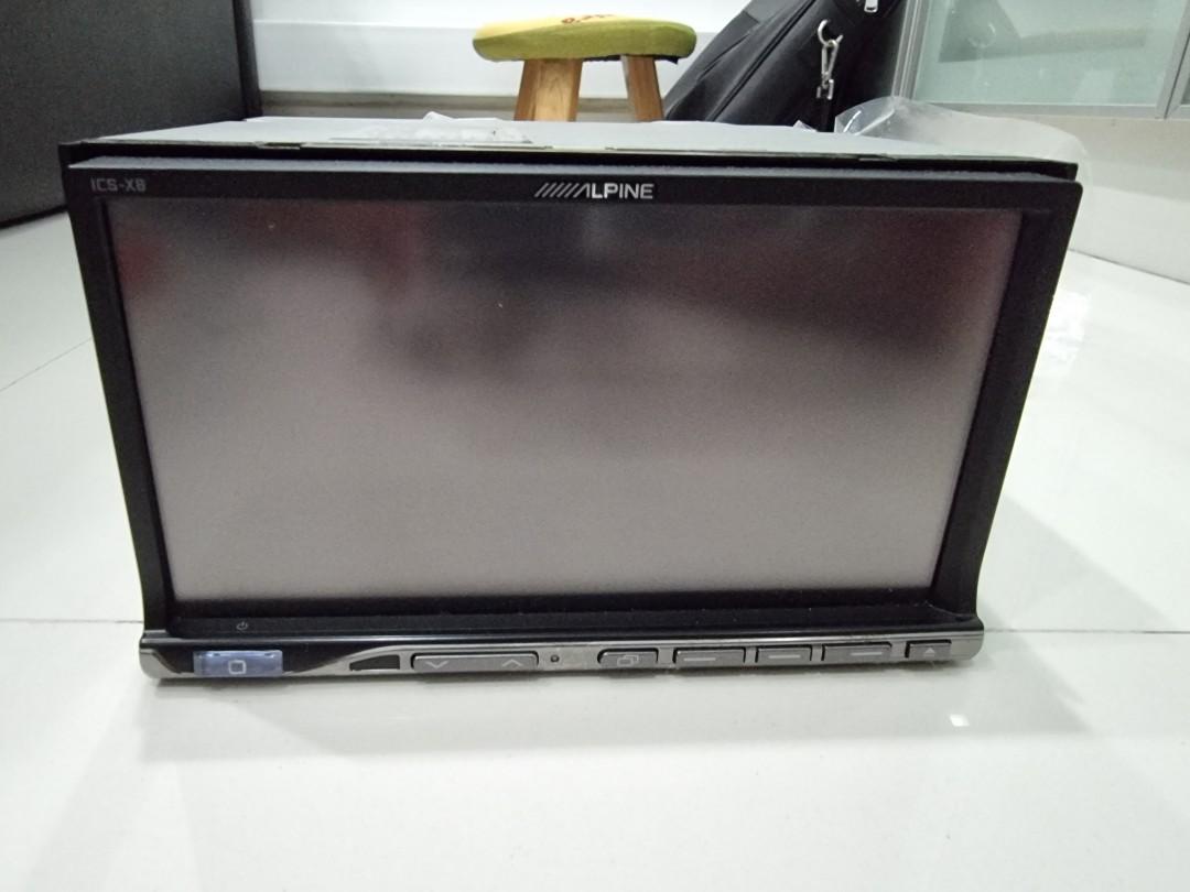 Alpine Double Din Head Unit ICS X8, Car Accessories, Accessories on Carousell