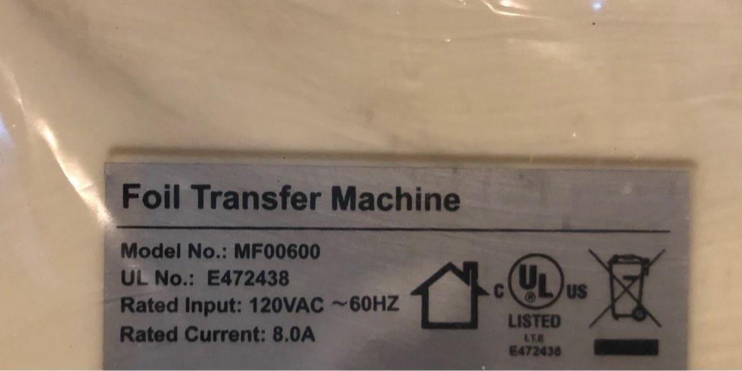 Anna Griffin Electric Foil Transfer Machine Minc Heidi Swapp Model ...