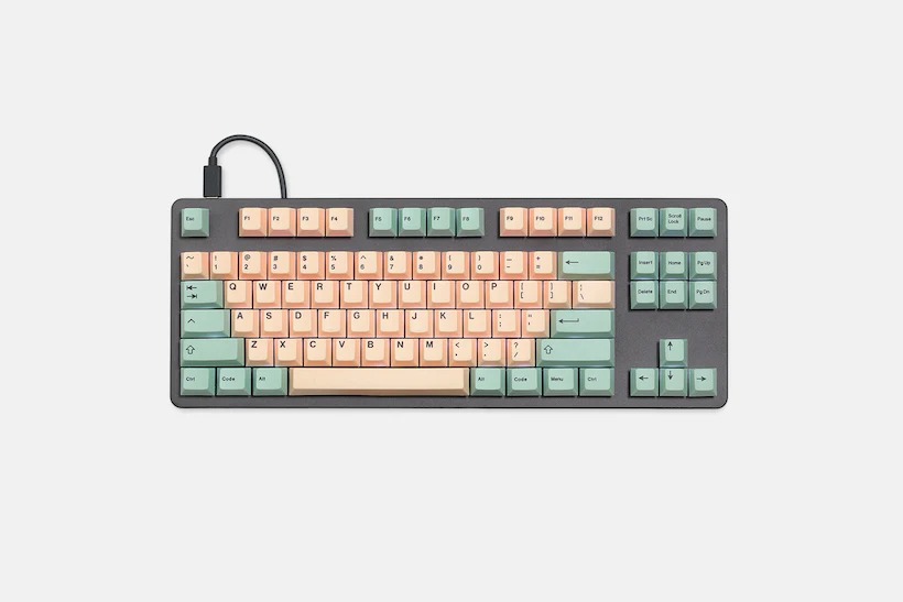 Artifact Bloom Series Keycap Set: Matcha Mango | PBT Dye-subbed ...