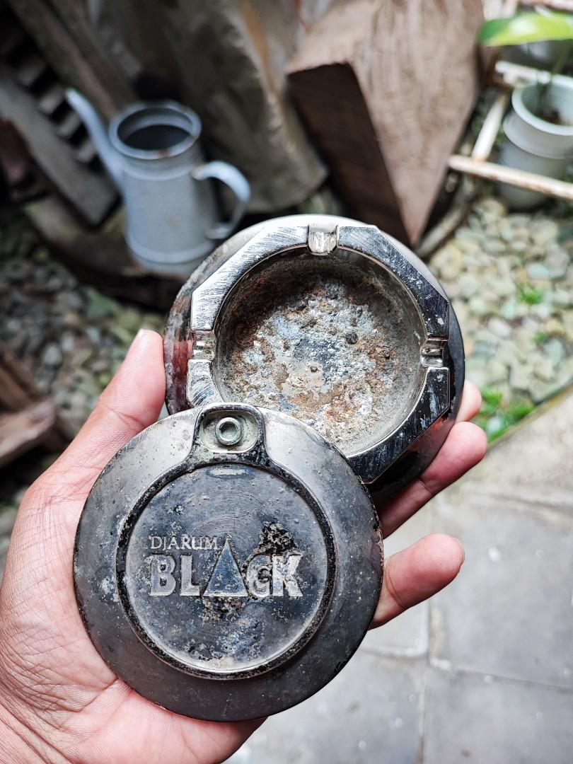 Asbak Logam Berat Merchandise Asli Djarum Black, Antik, Pajangan di ...