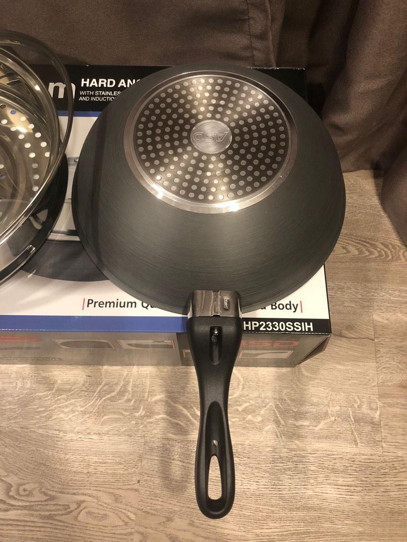 ASD Hard Anodized Stirfry Pan, Furniture & Home Living, Kitchenware ...
