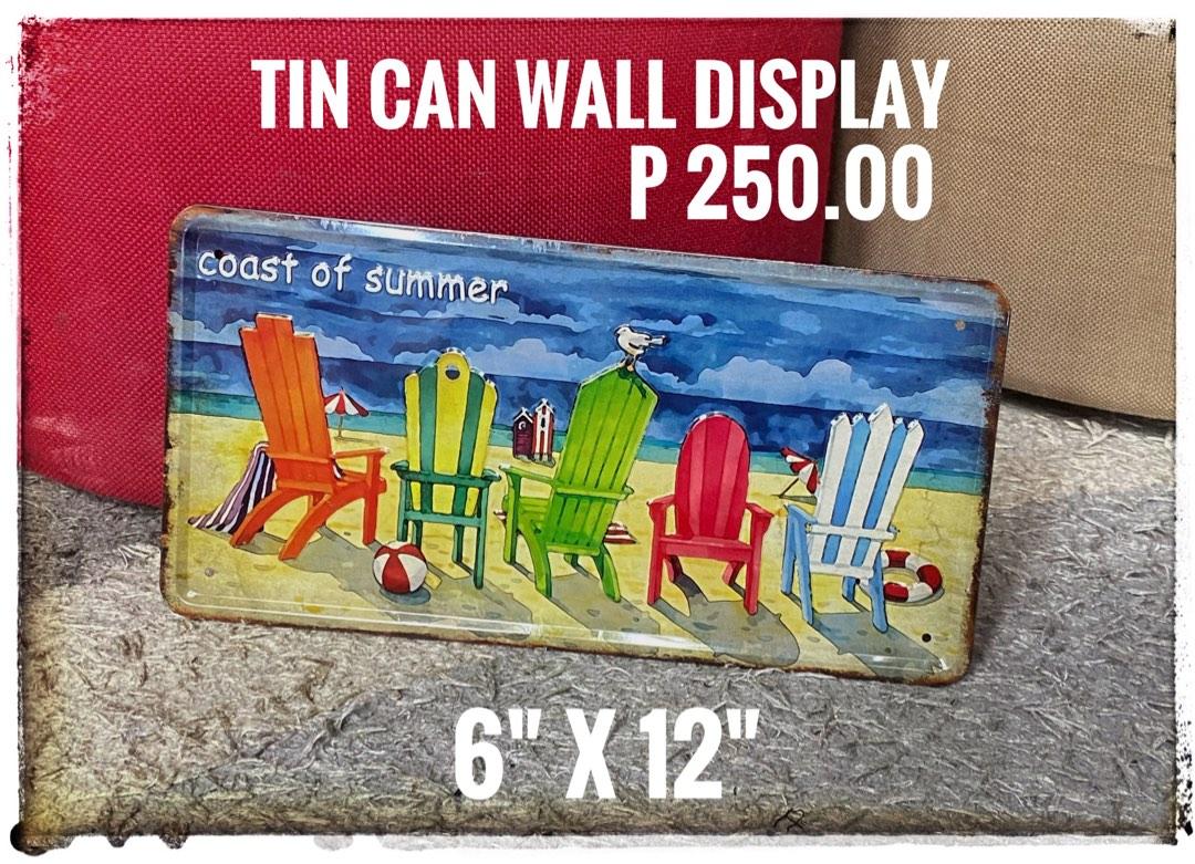 Assorted TIN CAN WALL DISPLAY FOR SALE, Furniture & Home Living, Home ...