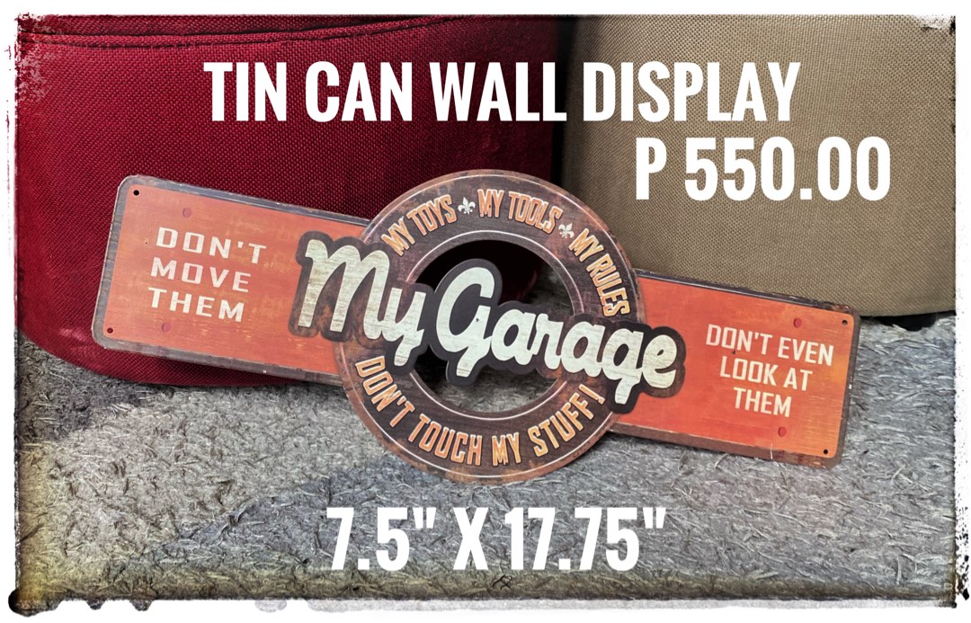 Assorted TIN CAN WALL DISPLAY FOR SALE, Furniture & Home Living, Home ...
