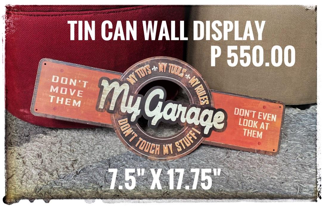 Assorted TIN CAN WALL DISPLAY FOR SALE, Furniture & Home Living, Home ...