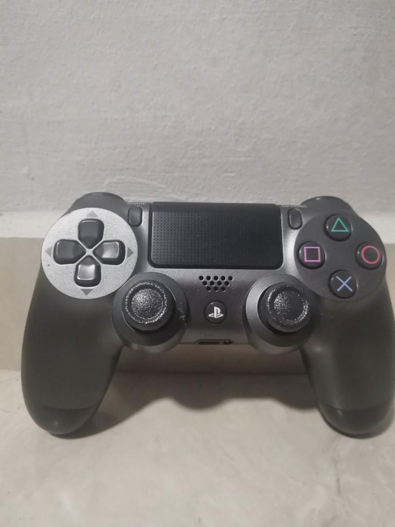 Authentic Steel Black PS4 Controller, Video Gaming, Gaming Accessories ...