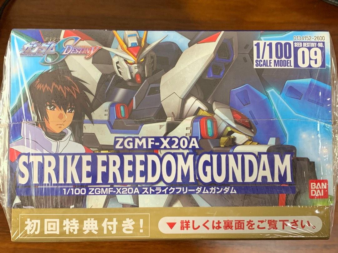 Bandai STRIKE FREEDOM GUNDAM Model Kit Figure Scale : 1/100, Hobbies ...