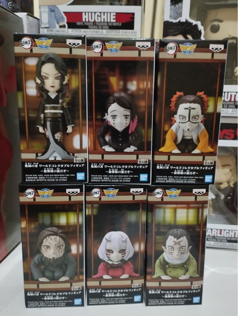Banpresto WCF Lower Moon Demons and Muzan (6 Pieces), Hobbies & Toys ...