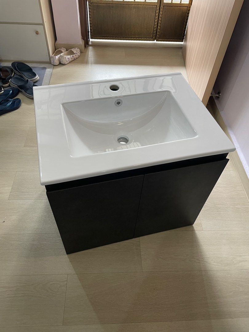 Basin cabinet PVC, Furniture & Home Living, Bathroom & Kitchen Fixtures ...