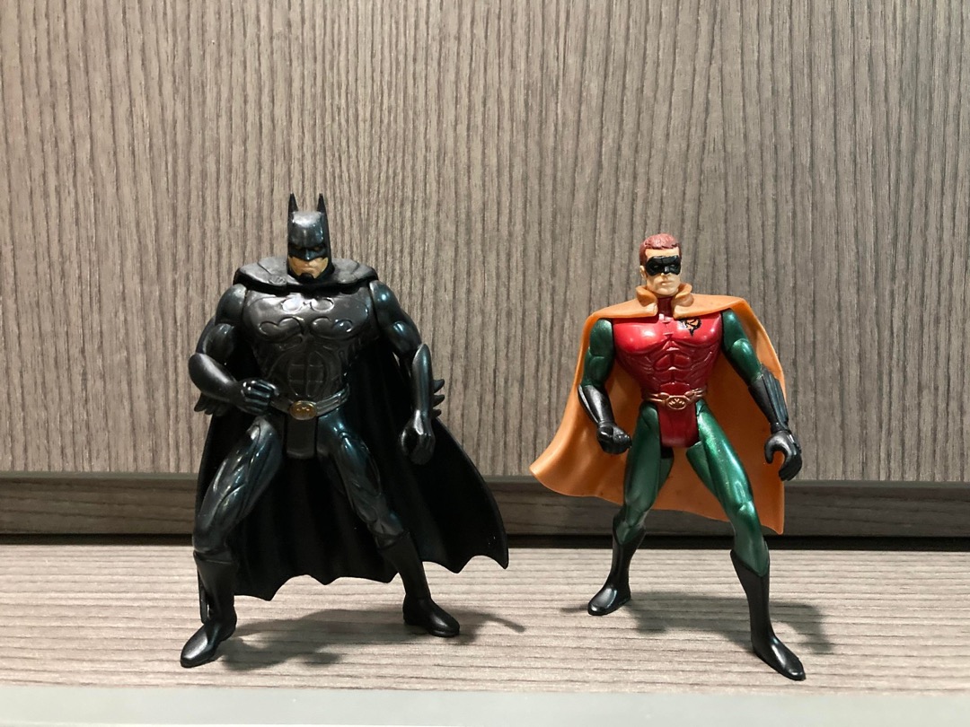 Batman and Robin action figures 1995 Batman and Robin movie Kenner toy ...