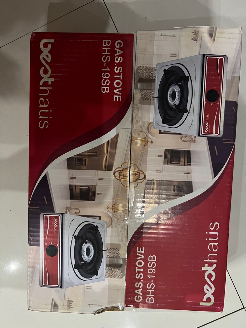 Besthaus Gas Stove BHS 19SB, Furniture & Home Living, Kitchenware ...