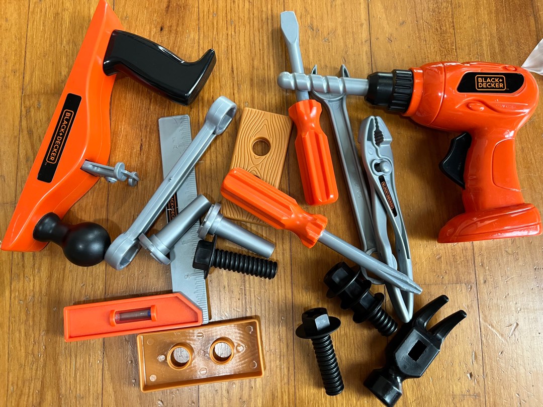 Black+ Decker Children Tool Set, Hobbies & Toys, Toys & Games on Carousell