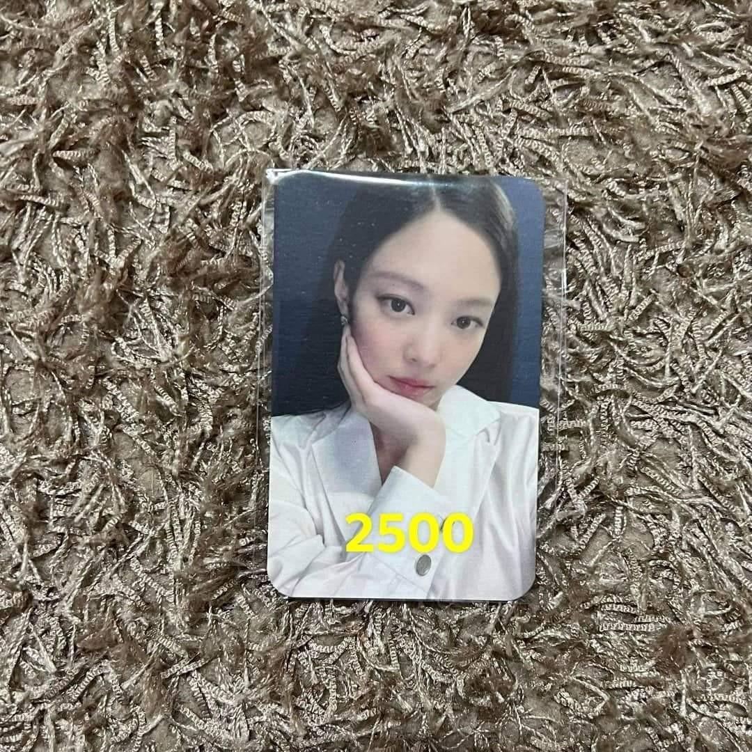 Blackpink's Jennie Official Membership Lucky Draw Photocards, Hobbies ...