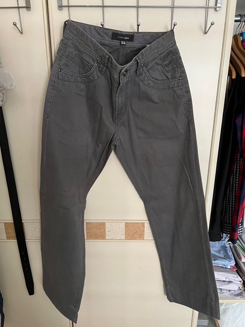 dark grey pants, Men's Fashion, Bottoms, Jeans on Carousell