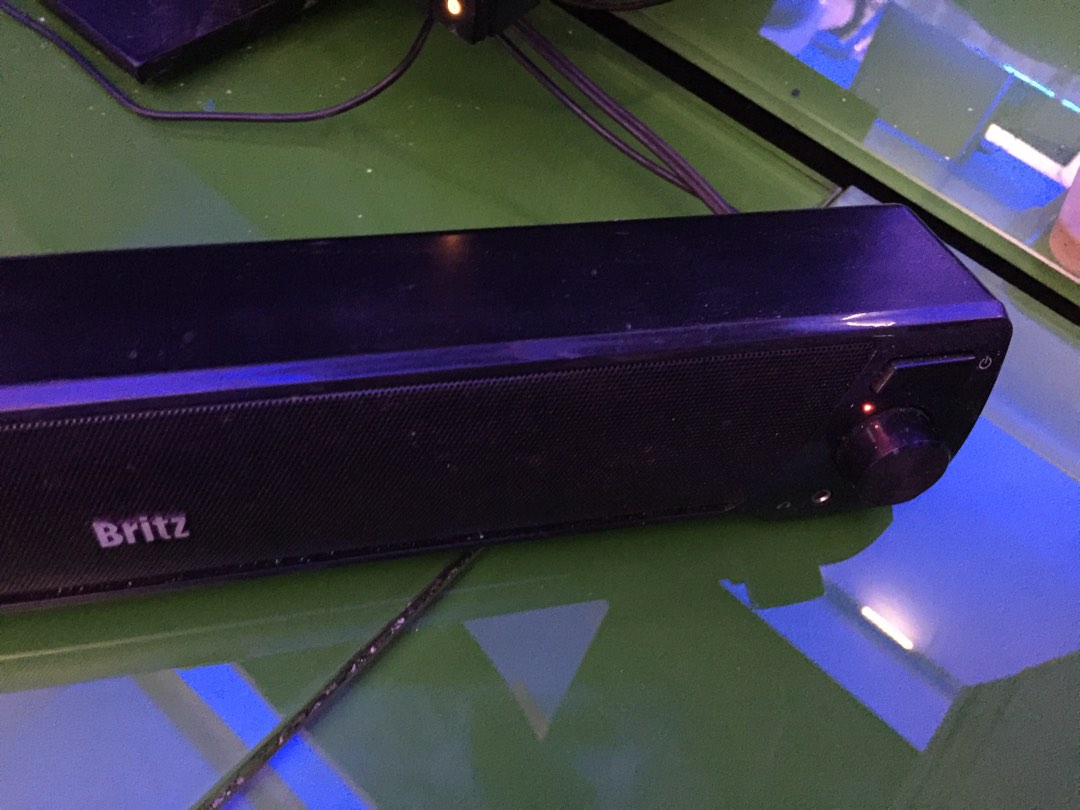 電腦喇叭 Britz computer soundbar, 電腦＆科技, 桌上電腦 - Carousell